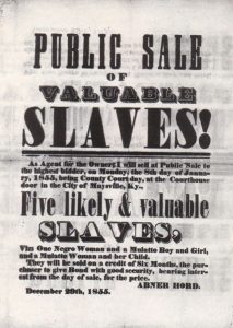 Slavery in Northern Kentucky - Old Washington KY